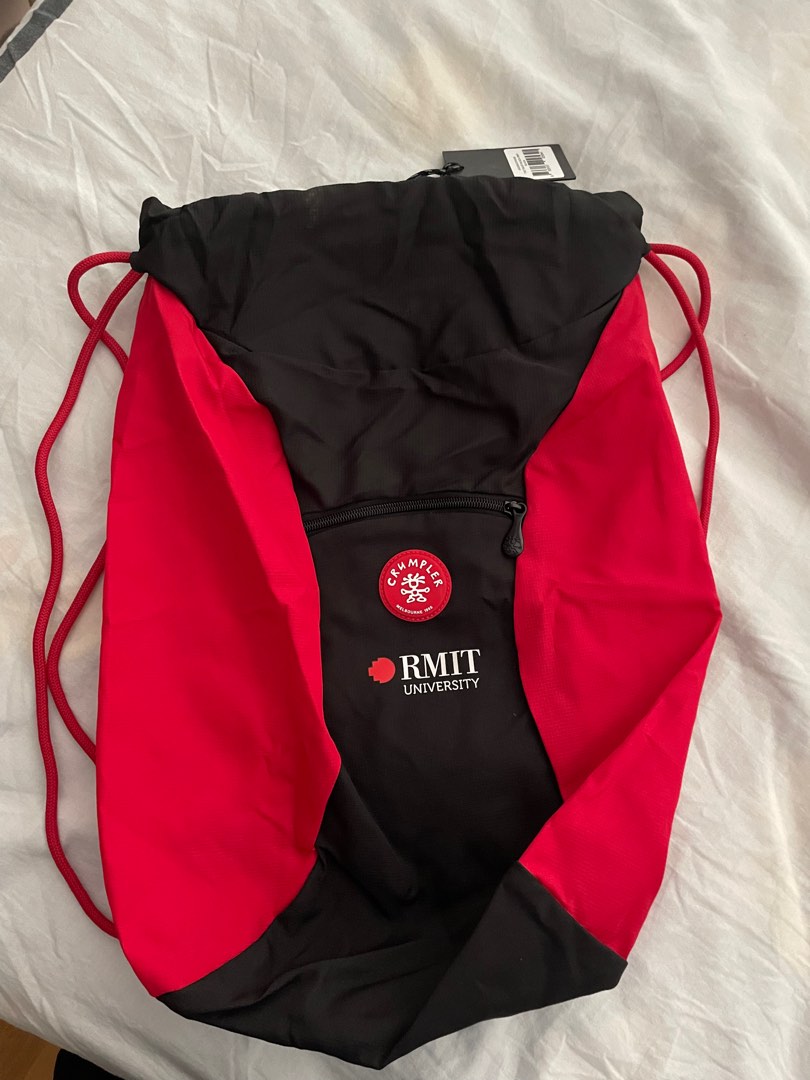 Crumpler Drawstring Bag (RMIT University), Men's Fashion, Bags ...