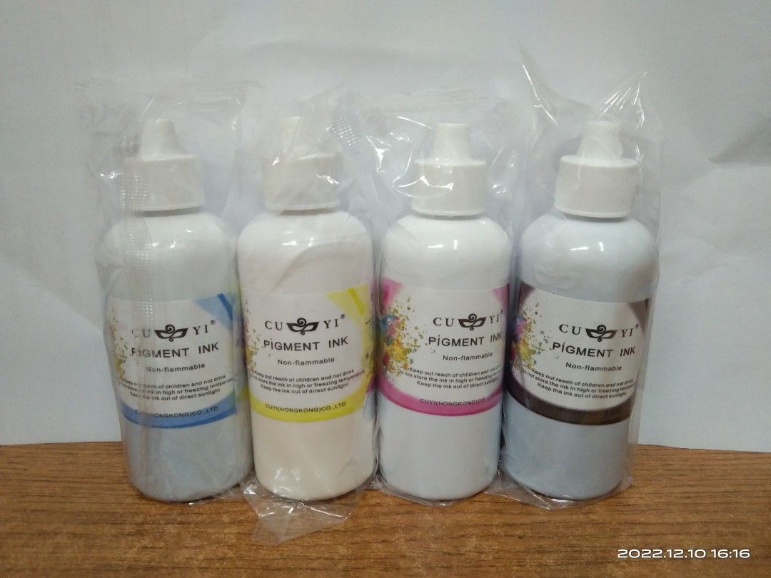 Cuyi Pigment Ink C, M, Y, K, Computers & Tech, Printers, Scanners ...