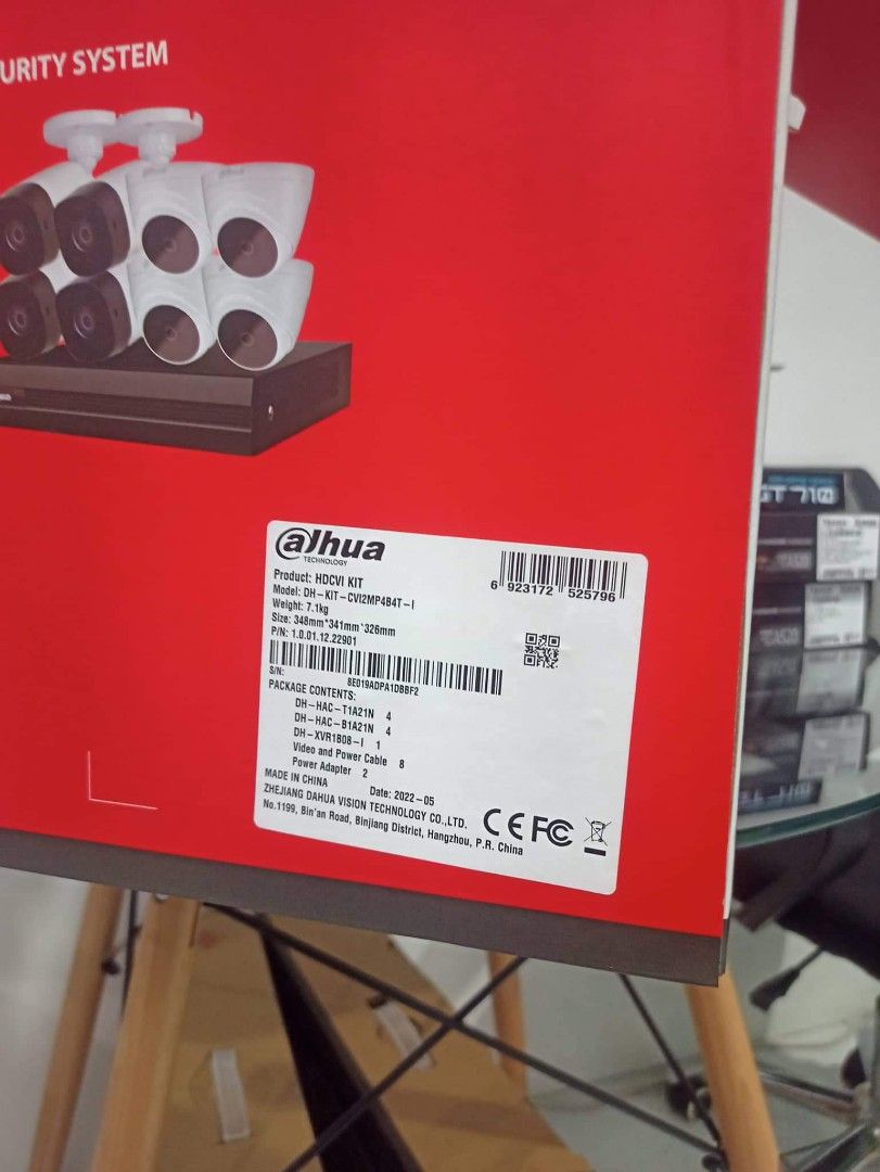 Dahua Wiz Sense 8 Channel Camera Kit 1x AI XVR 4x 2MP Bullet 4x 2MP ...