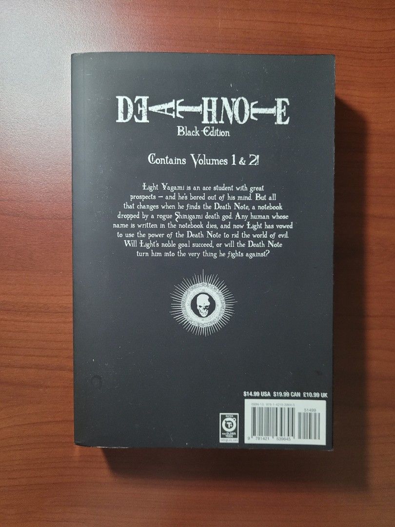 Death note black edition manga [ Volumes 1 and 2 ], Hobbies & Toys, Books & Magazines, Comics ...