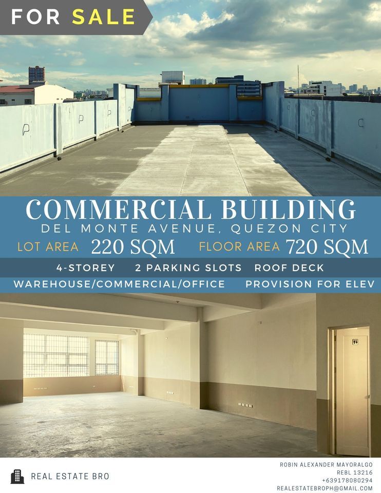 Del Monte Avenue Quezon City Prime Commercial Office Warehouse Building ...