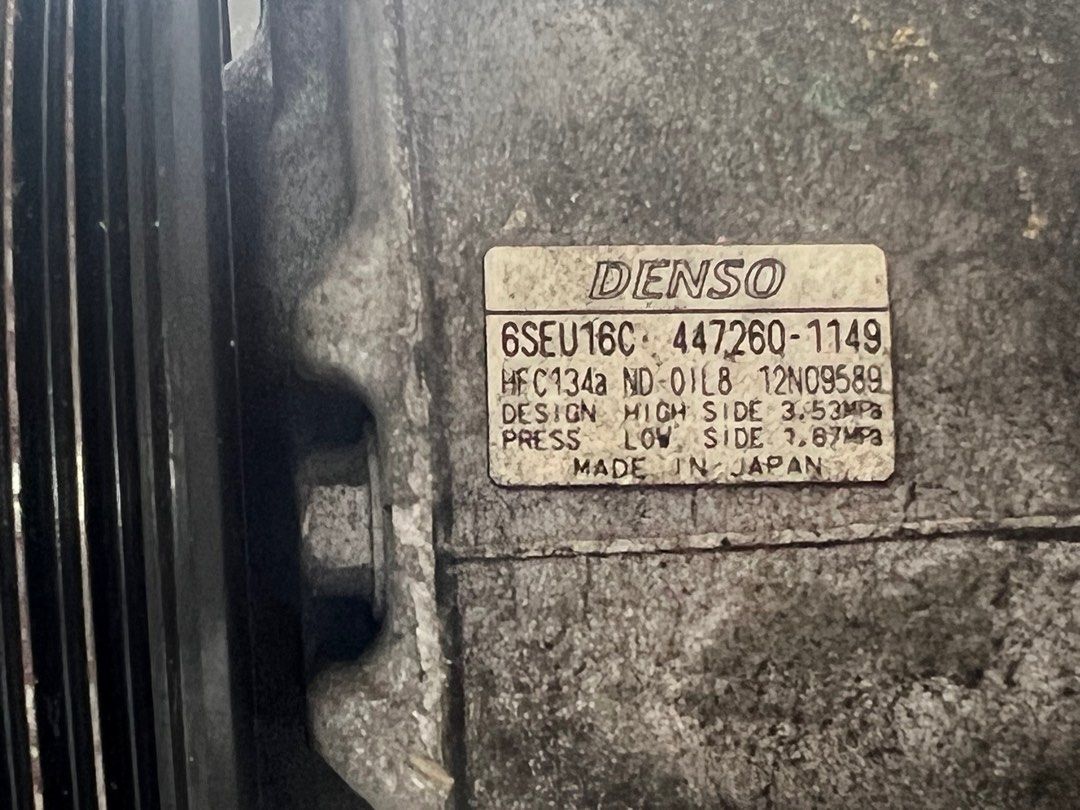 DENSO 6SEU16C a/c compressor air conditioning for Toyota Harrier Lexus ...