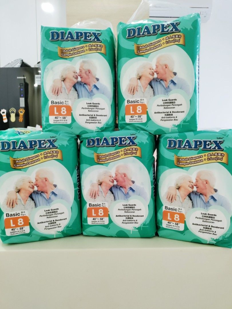 Diapex Adult Diapers, Health & Nutrition, Assistive & Rehabilatory Aids ...