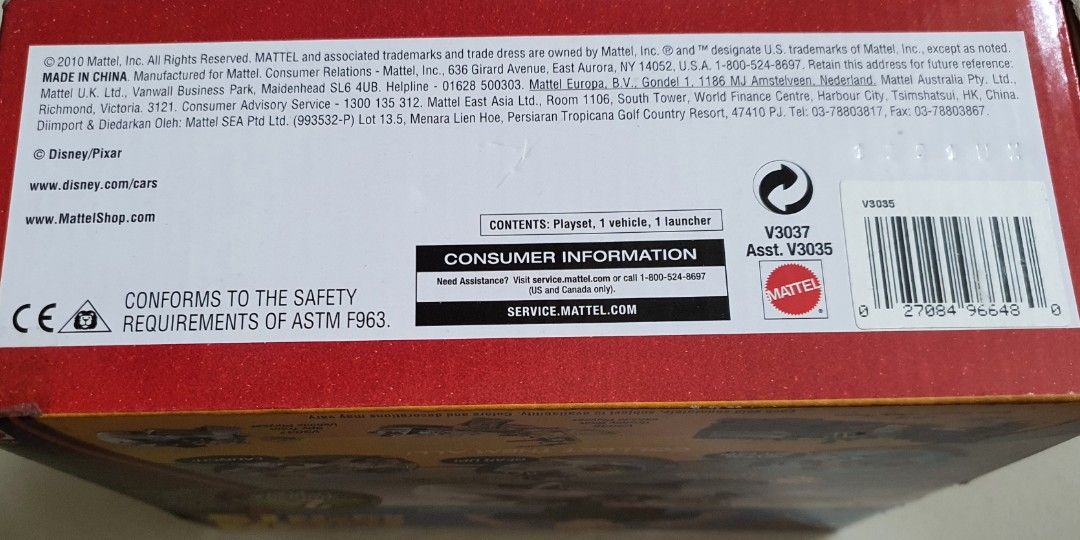 (Mattel) Disney Cars 2: Spy Train + London Bus (Total 2 sets), Hobbies ...