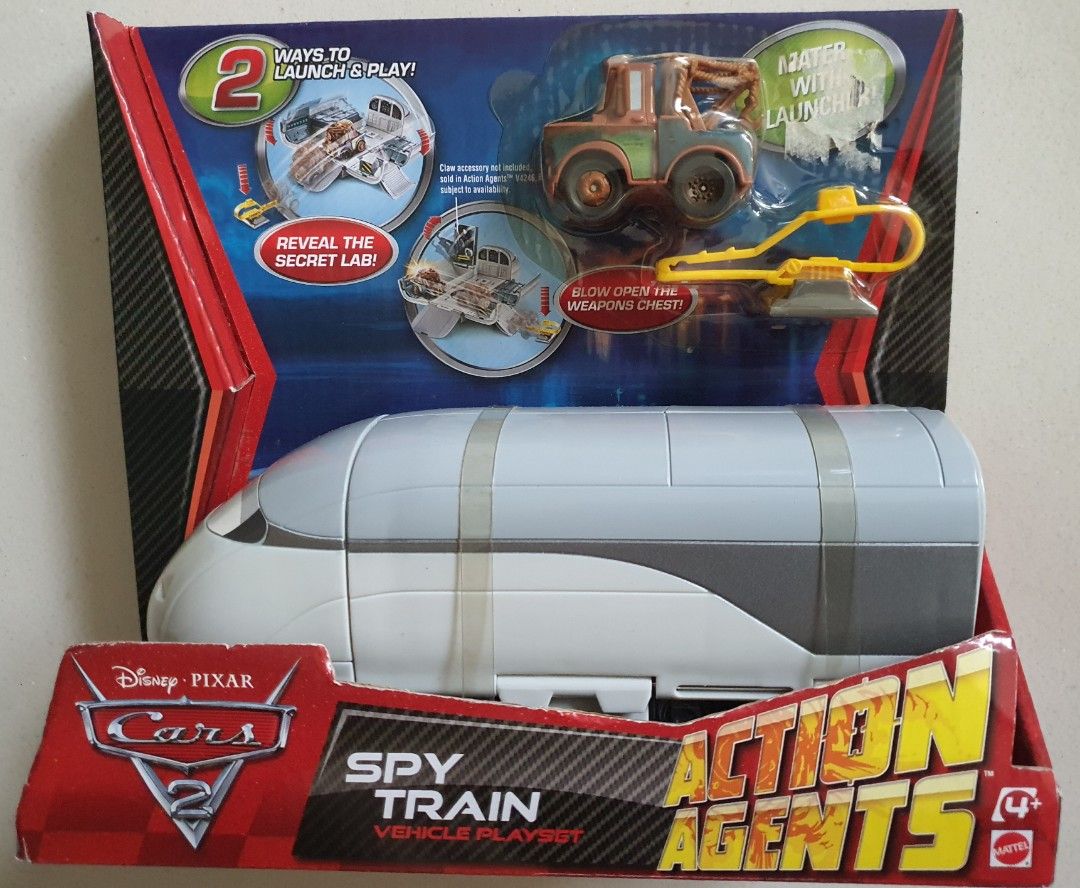 (Mattel) Disney Cars 2: Spy Train + London Bus (Total 2 sets), Hobbies & Toys, Toys & Games on ...