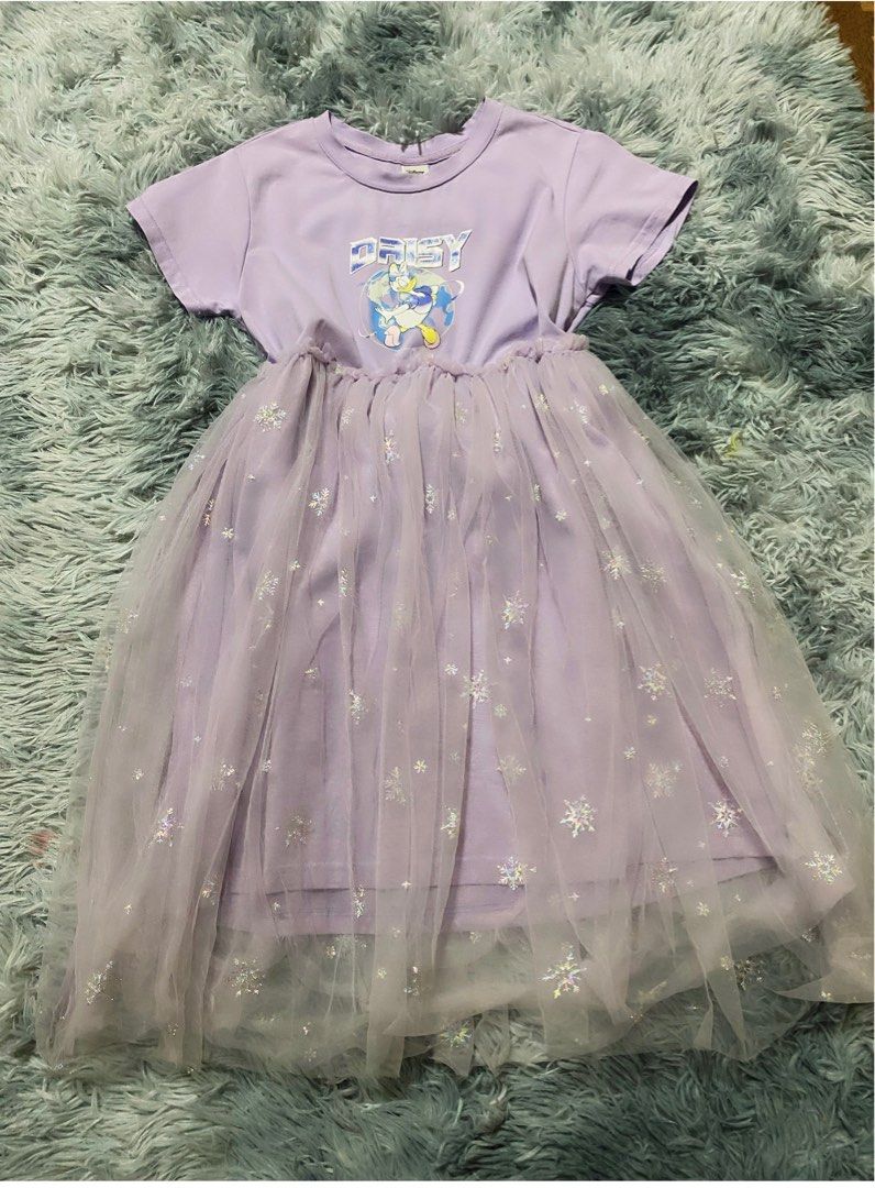 Disney purple dress 5-7t, Babies & Kids, Babies & Kids Fashion on Carousell