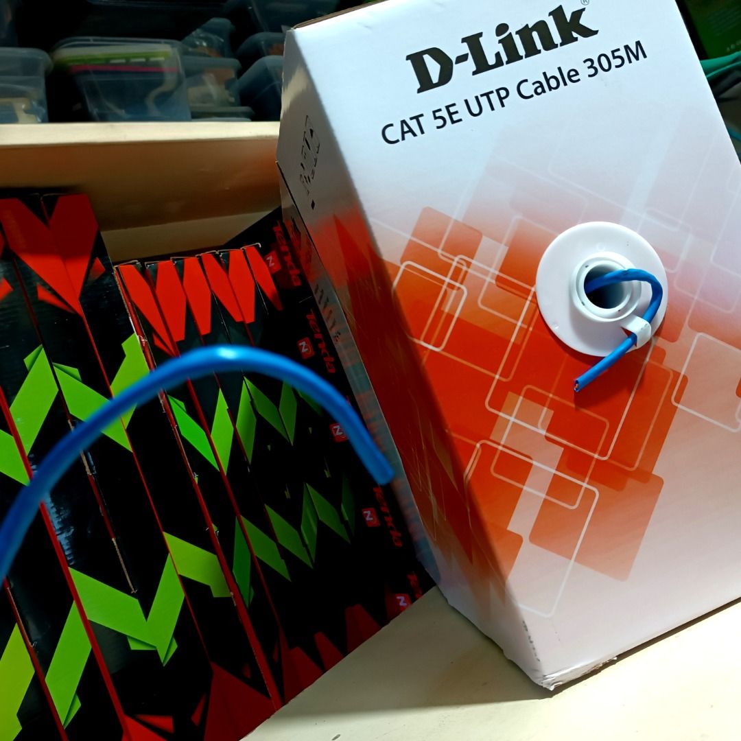 D-Link UTP Cable Cat5e 305M, Computers & Tech, Parts & Accessories, Cables & Adaptors on Carousell