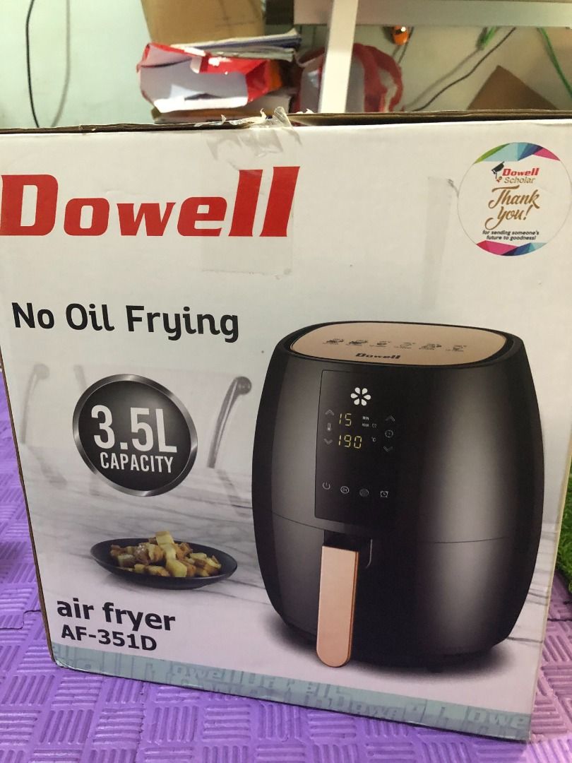 Dowell Air Fryer, TV & Home Appliances, Kitchen Appliances, Fryers on ...