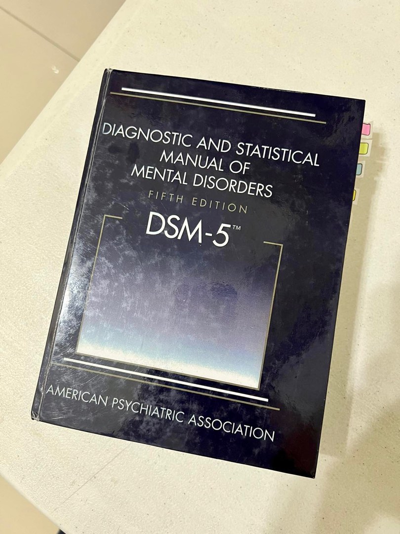 DSM-5 Diagnostic and Statistical Manual of Mental Disorders, Hobbies ...
