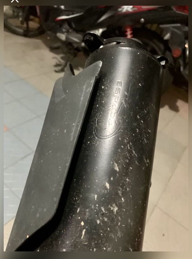 ekzos Lc135 espada back pressure 28mm, Motorbikes on Carousell