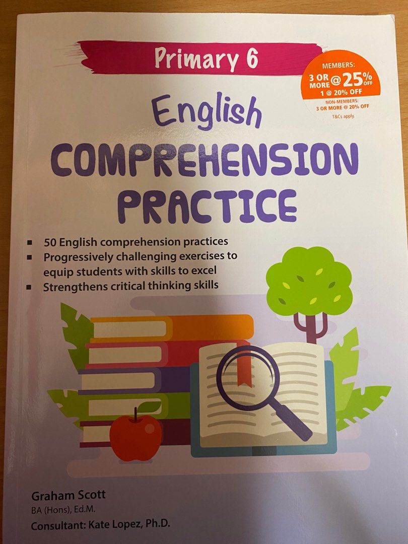 P6 English Comprehension Practice Primary 6 PSLE, Hobbies & Toys, Books ...