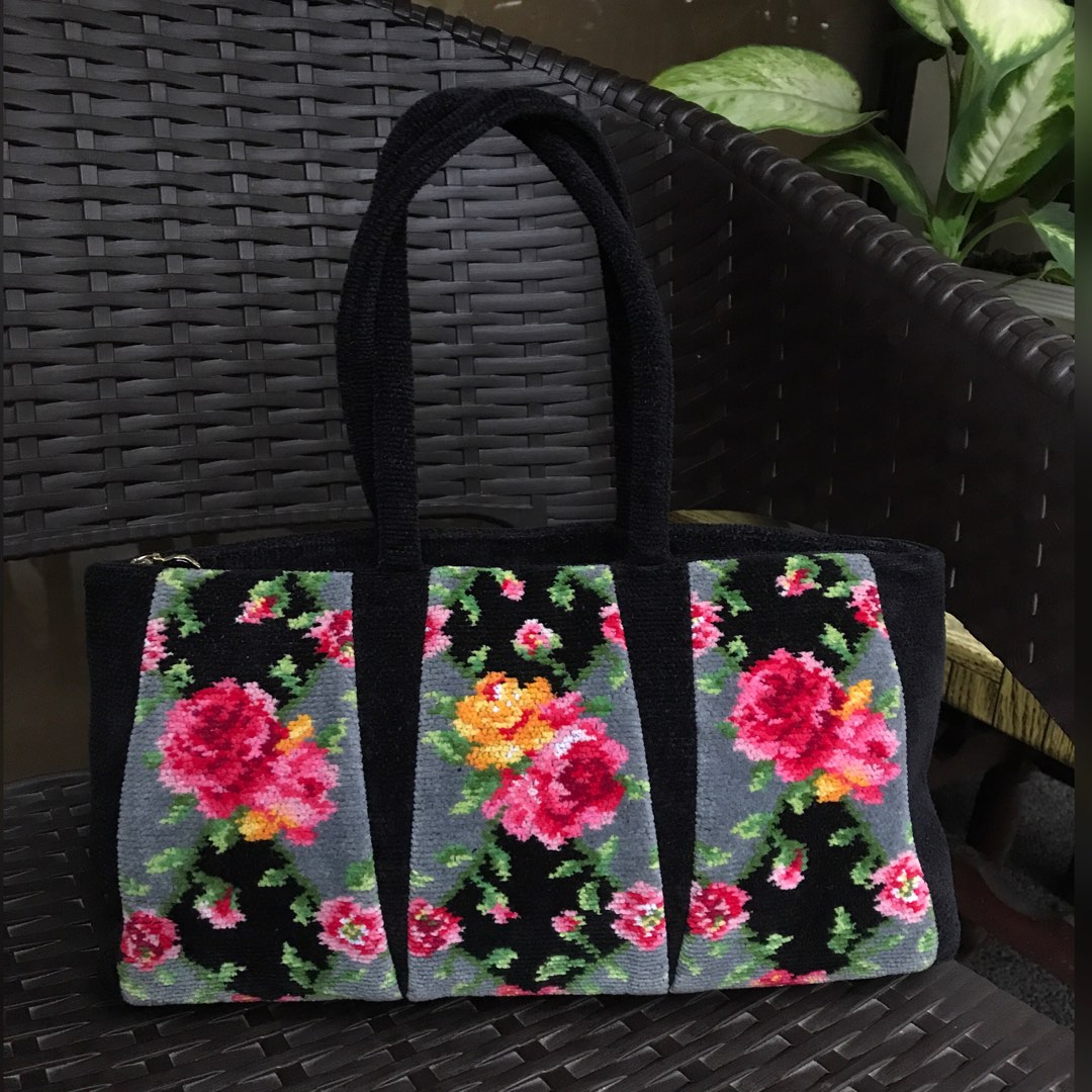 FEILER Floral Tote Bag, Luxury, Bags & Wallets on Carousell