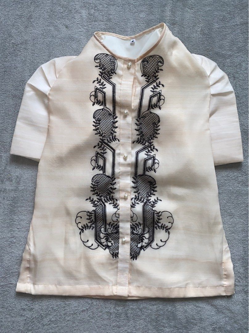 Filipiniana (Medium) Barong Blouse Full Skirt Terno, Women's Fashion ...