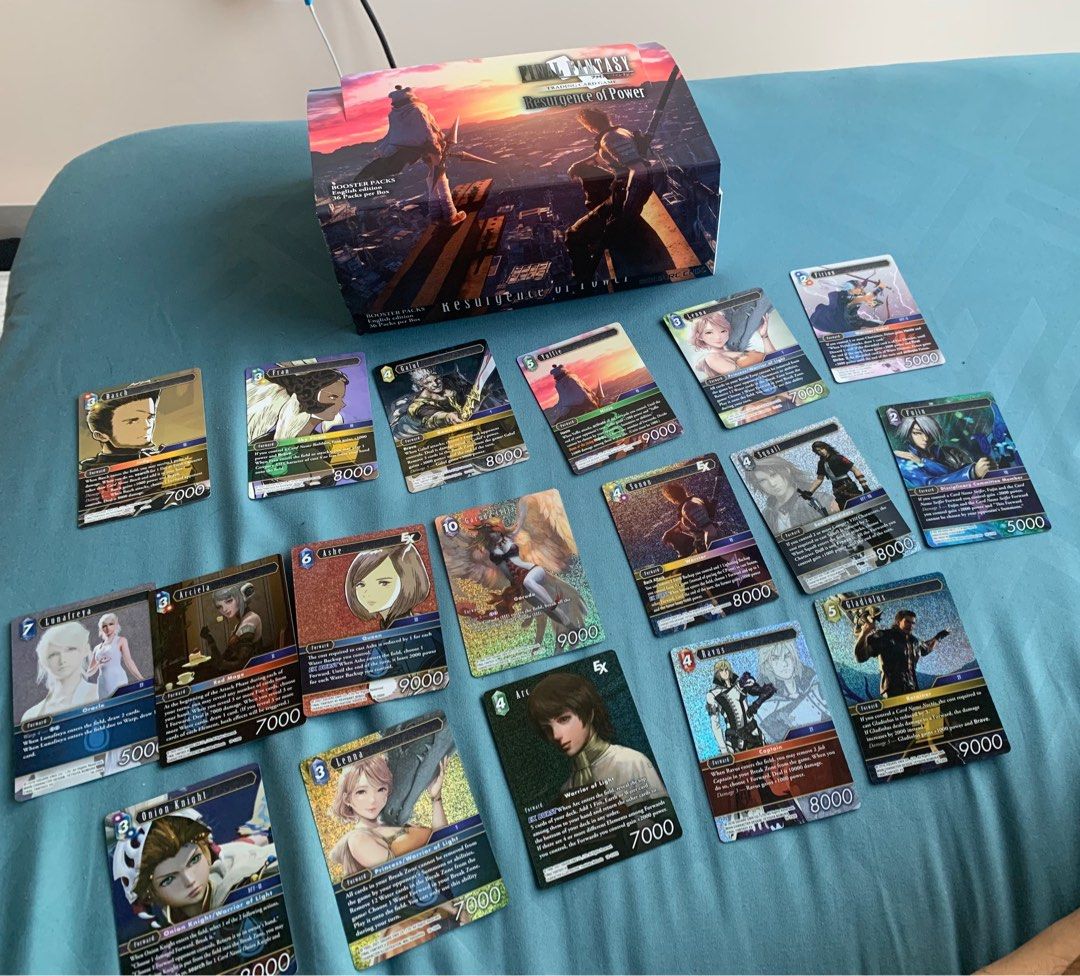 Final fantasy opus 18 tcg full box, Hobbies & Toys, Memorabilia & Collectibles, Fan Merchandise ...