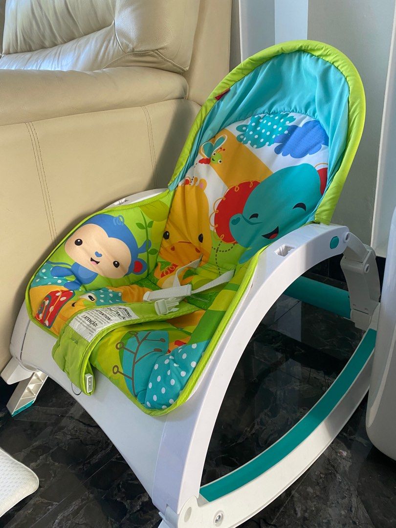 Fisher price newborn to toddler portable rocker, Bayi & Anak, Kereta ...