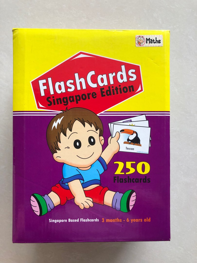 Flash Cards - Singapore Edition - 1) Math & 2) Science, Hobbies & Toys ...