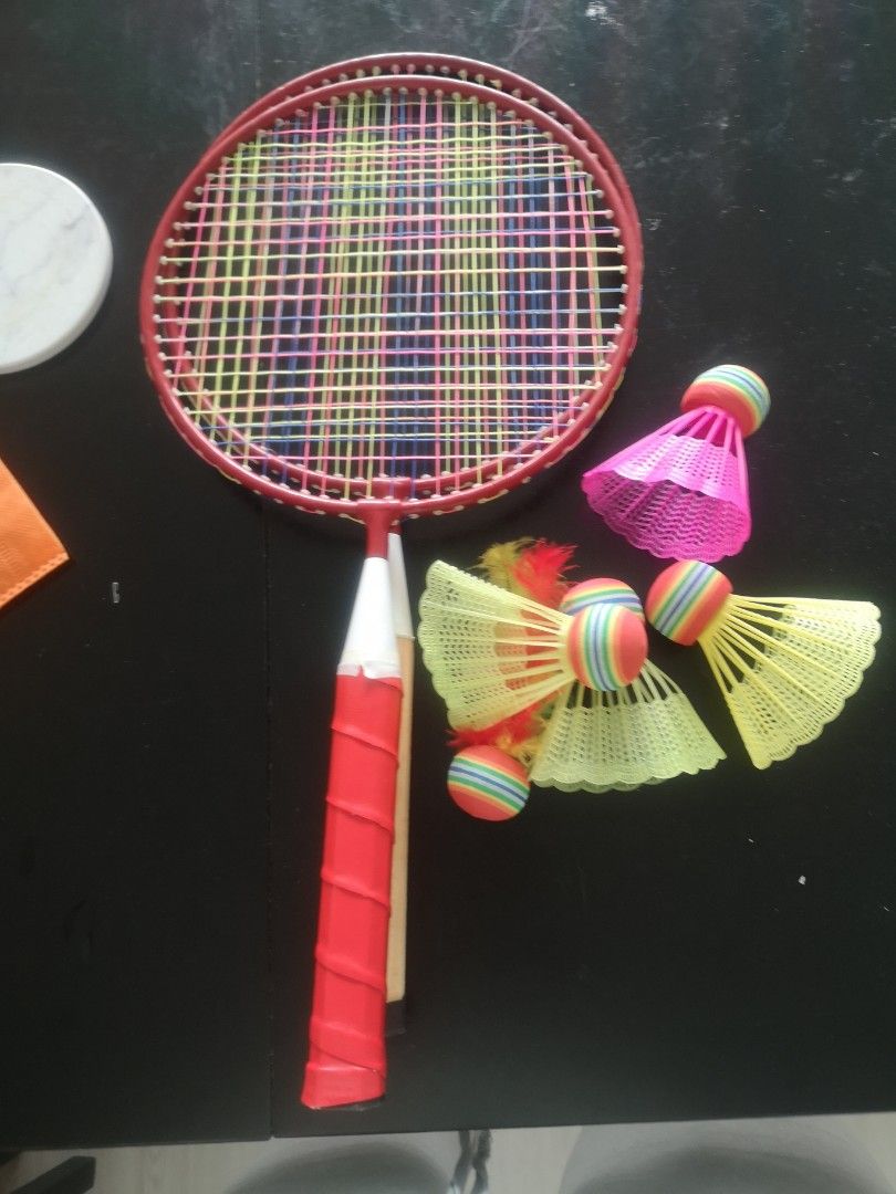FOC Mini badminton rackets, Everything Else on Carousell