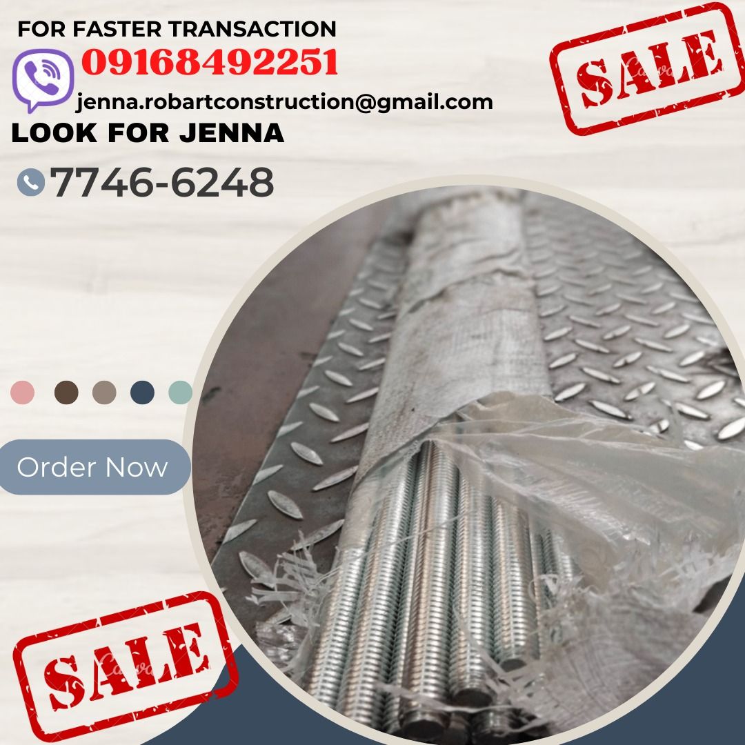 full threaded rod 5/8" x 3m (other sizes available ), Commercial ...