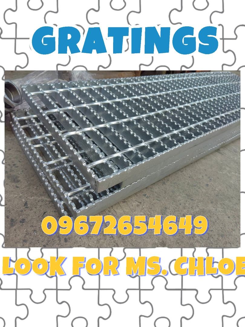 GALVANIZED GRATINGS COVER 30CM X 1 METER, Commercial & Industrial ...