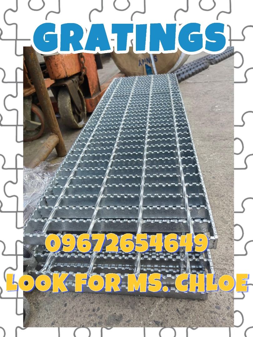 GALVANIZED GRATINGS COVER 30CM X 1 METER, Commercial & Industrial ...