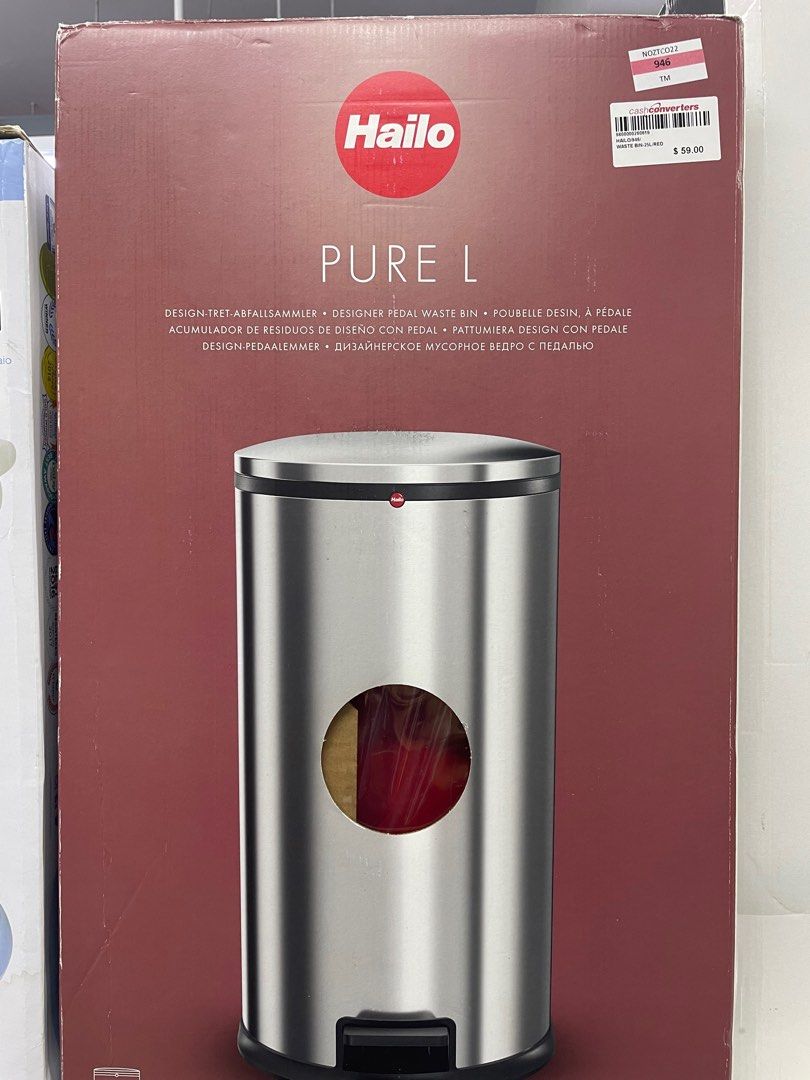 Hailo 25L Pure L Waste Bin, Furniture & Home Living, Home Improvement ...