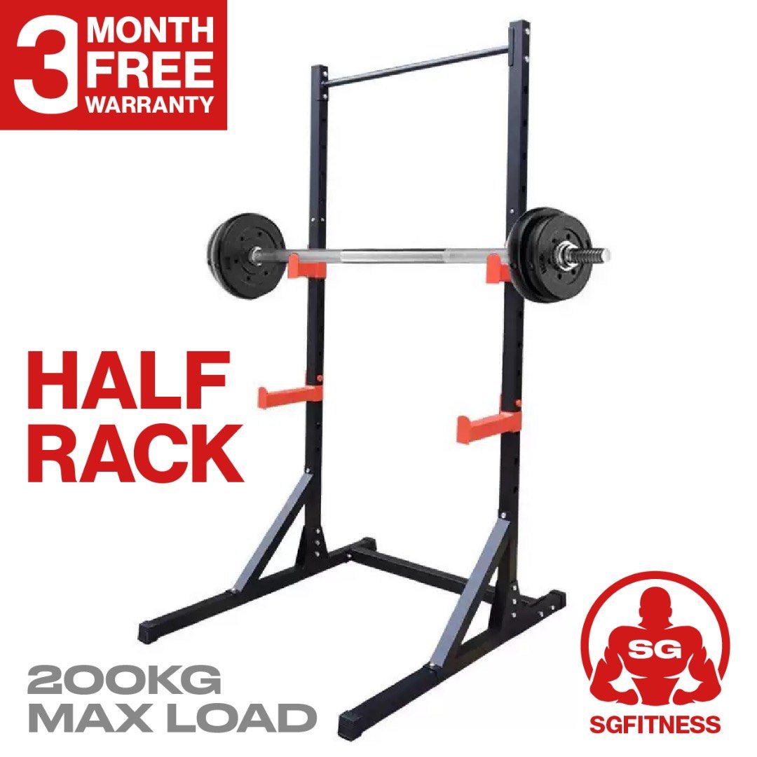Half Rack / Squat Rack / Power Rack for home gym, Sports Equipment ...