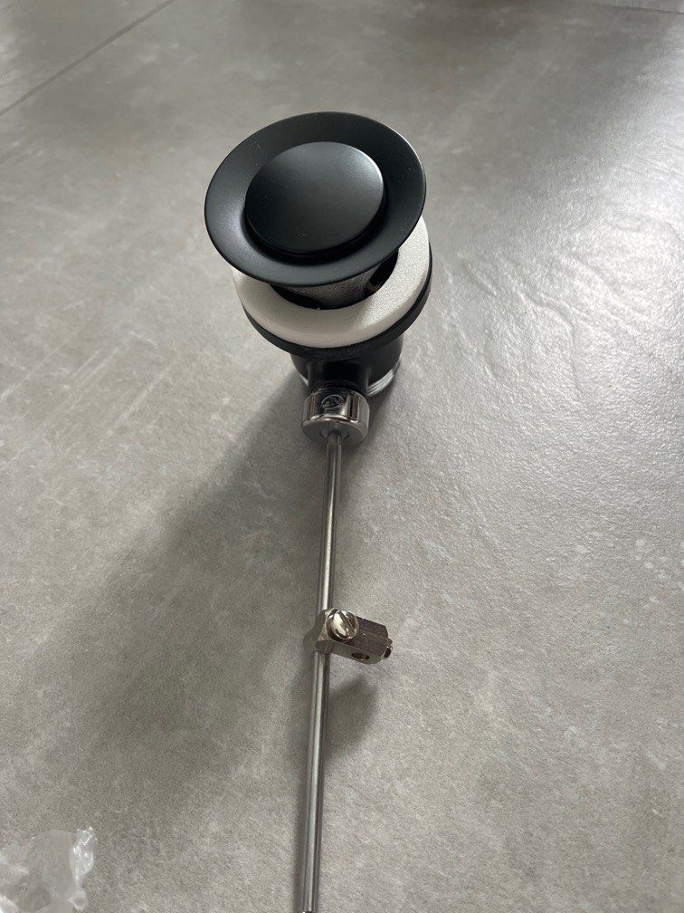 Hansgrohe black series sink stopper, Furniture & Home Living, Home ...