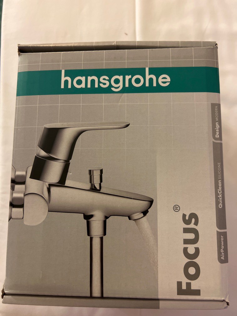 Hansgrohe Focus Bath Mixer, Furniture & Home Living, Bathroom & Kitchen ...