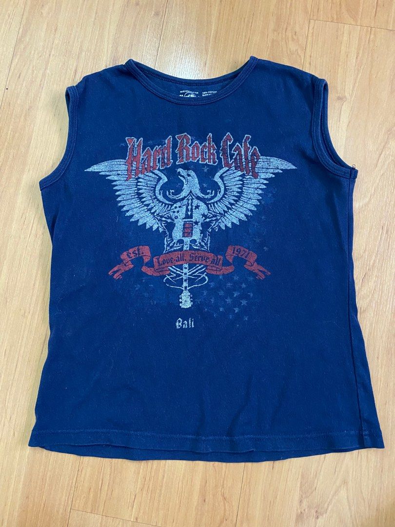hard rock top, Women's Fashion, Tops, Sleeveless on Carousell