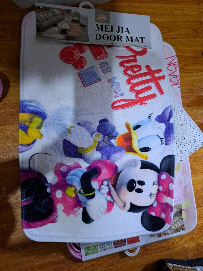hello kitty mickey mouse barbie doormats, Furniture & Home Living, Home ...