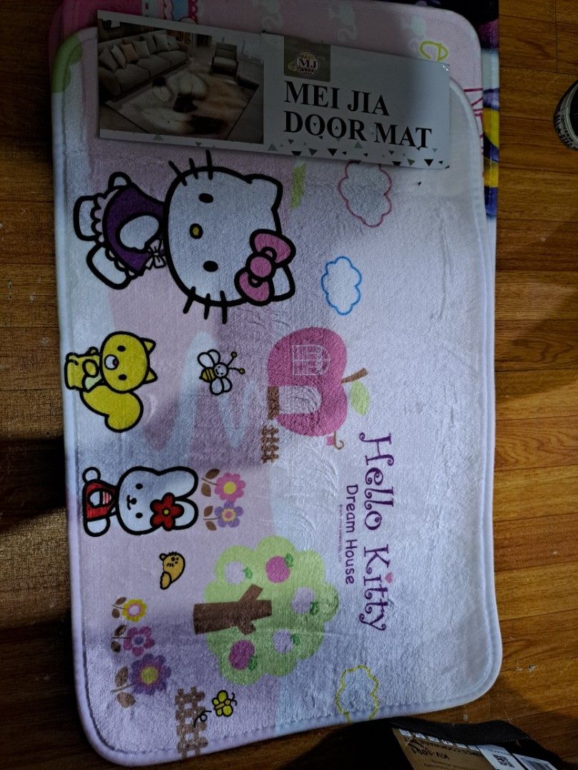 hello kitty mickey mouse barbie doormats, Furniture & Home Living, Home ...