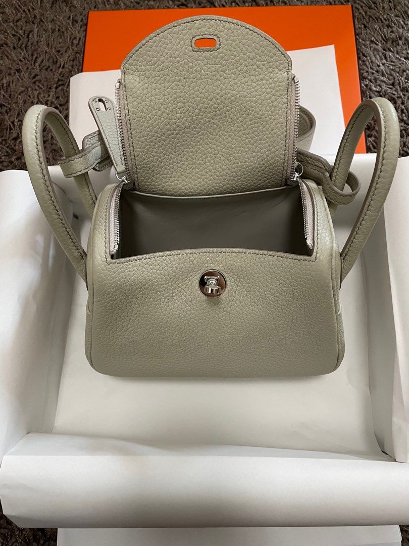 Hermes Mini Lindy Beton, Luxury, Bags & Wallets on Carousell