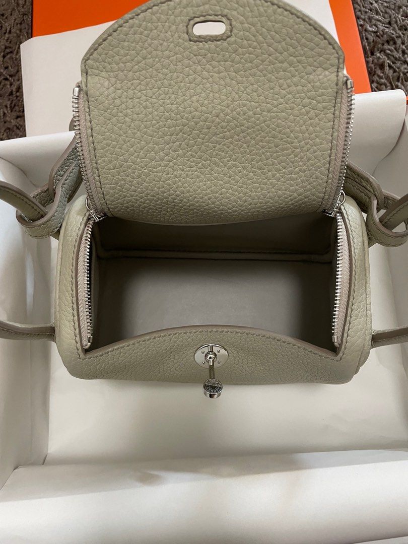 Hermes Mini Lindy Beton, Luxury, Bags & Wallets on Carousell