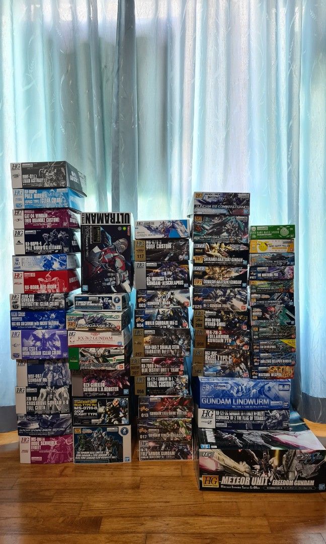 HG Gundams/Gunpla, Hobbies & Toys, Toys & Games on Carousell