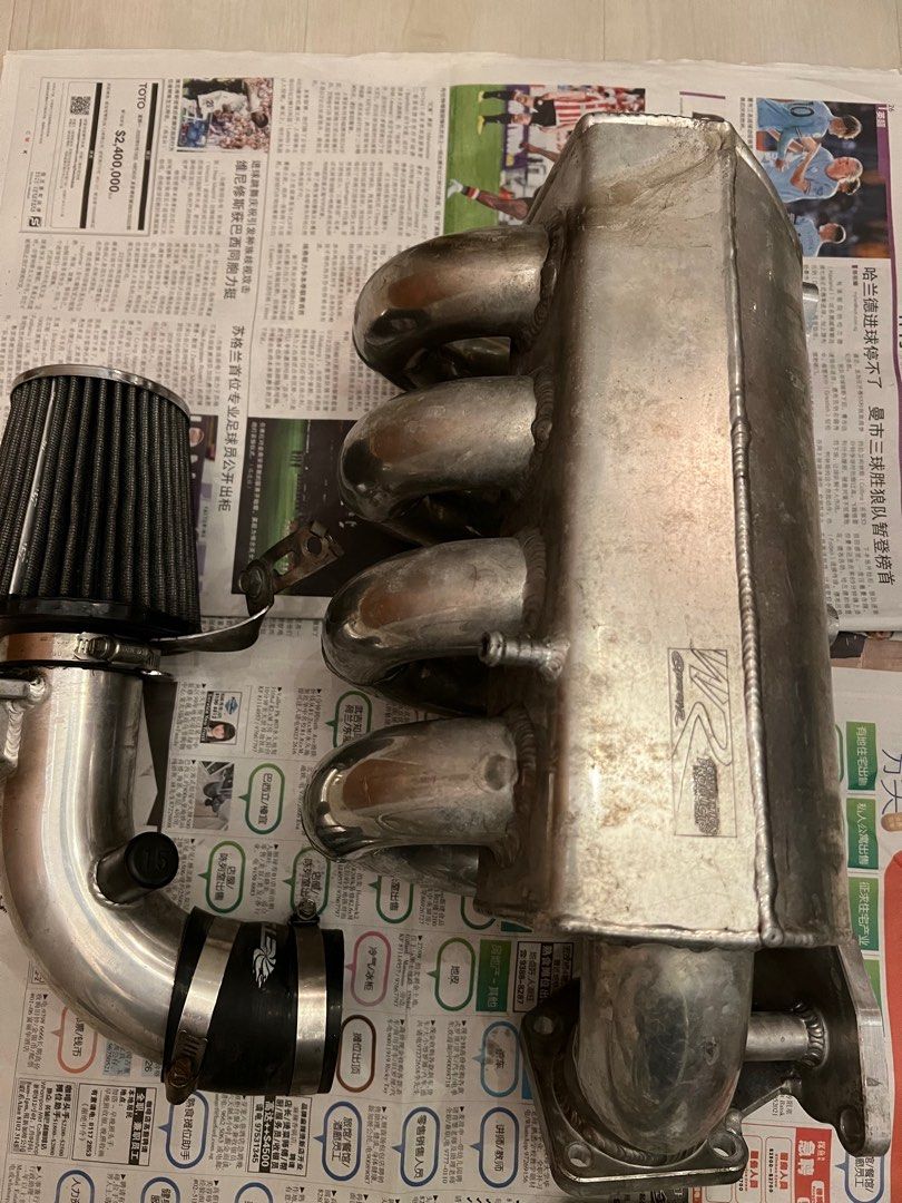 Honda Civic FD1.8/Stream Weapon R intake manifold + open pod airfilter ...