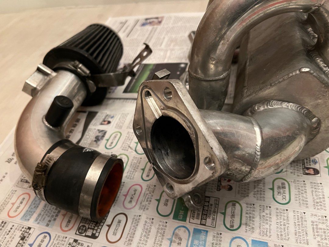 Honda Civic FD1.8/Stream Weapon R intake manifold + open pod airfilter ...