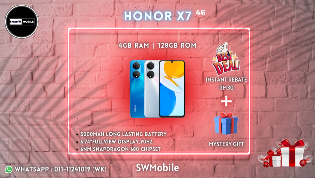 HONOR X7 (4G) | 4GB RAM + 128GB ROM, Mobile Phones & Gadgets, Mobile ...