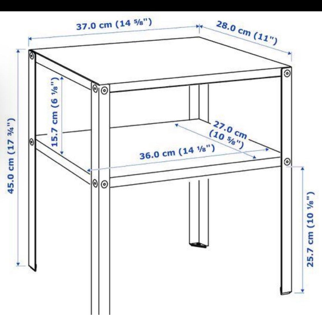 IKEA - Knarrevik side table, Furniture & Home Living, Furniture, Tables ...