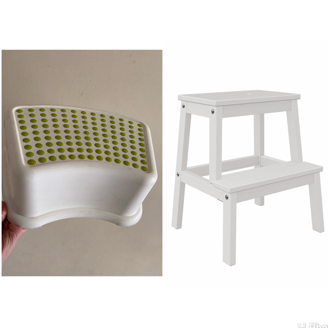 Ikea step stools, Furniture & Home Living, Home Improvement ...