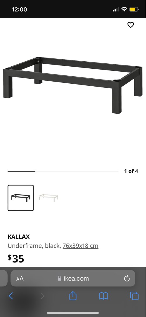 Kallax underframe base, Furniture & Home Living, Furniture, Shelves ...