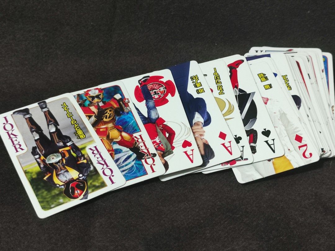 Kamen Rider Japan Character Playing Cards / Baraha, Hobbies & Toys ...