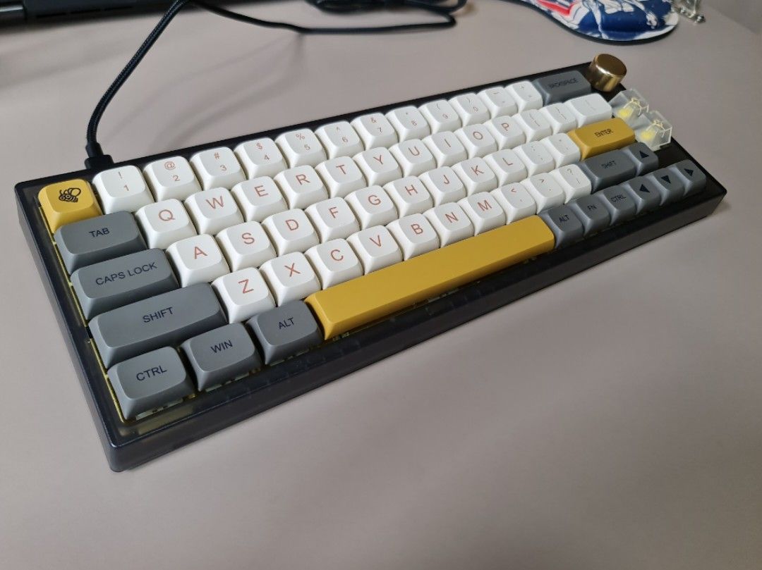 KNOB Custom 65 Keyboard, MK66 Pro, Computers & Tech, Parts ...