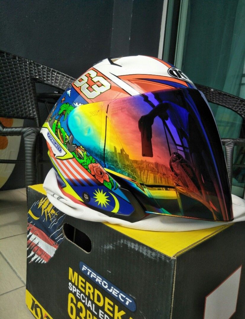 KYT helmet FT Project Merdeka Special Edition 63rd, Hobbies & Toys ...