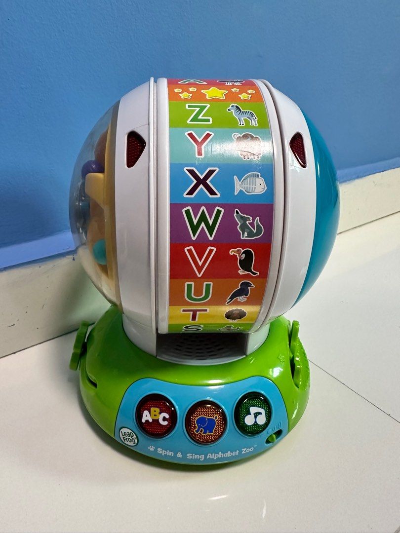 Leap Frog Spin & Sing Alphabet Zoo, Hobbies & Toys, Toys & Games on ...