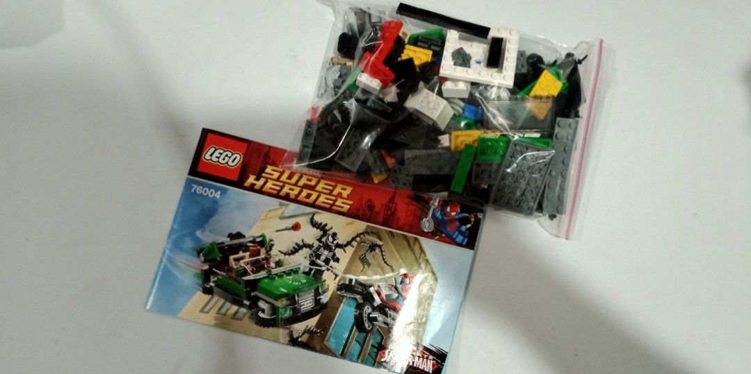 Lego Marvel Spiderman Spider Cycle Chase, Hobbies & Toys, Toys & Games ...