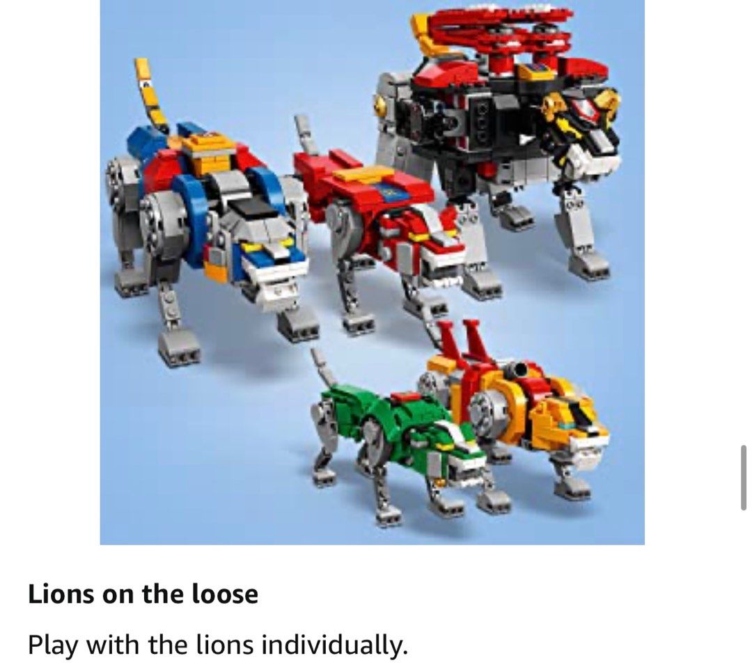 LEGO Ideas Voltron 21311 Building Kit (2321 Pieces) (Discontinued by ...