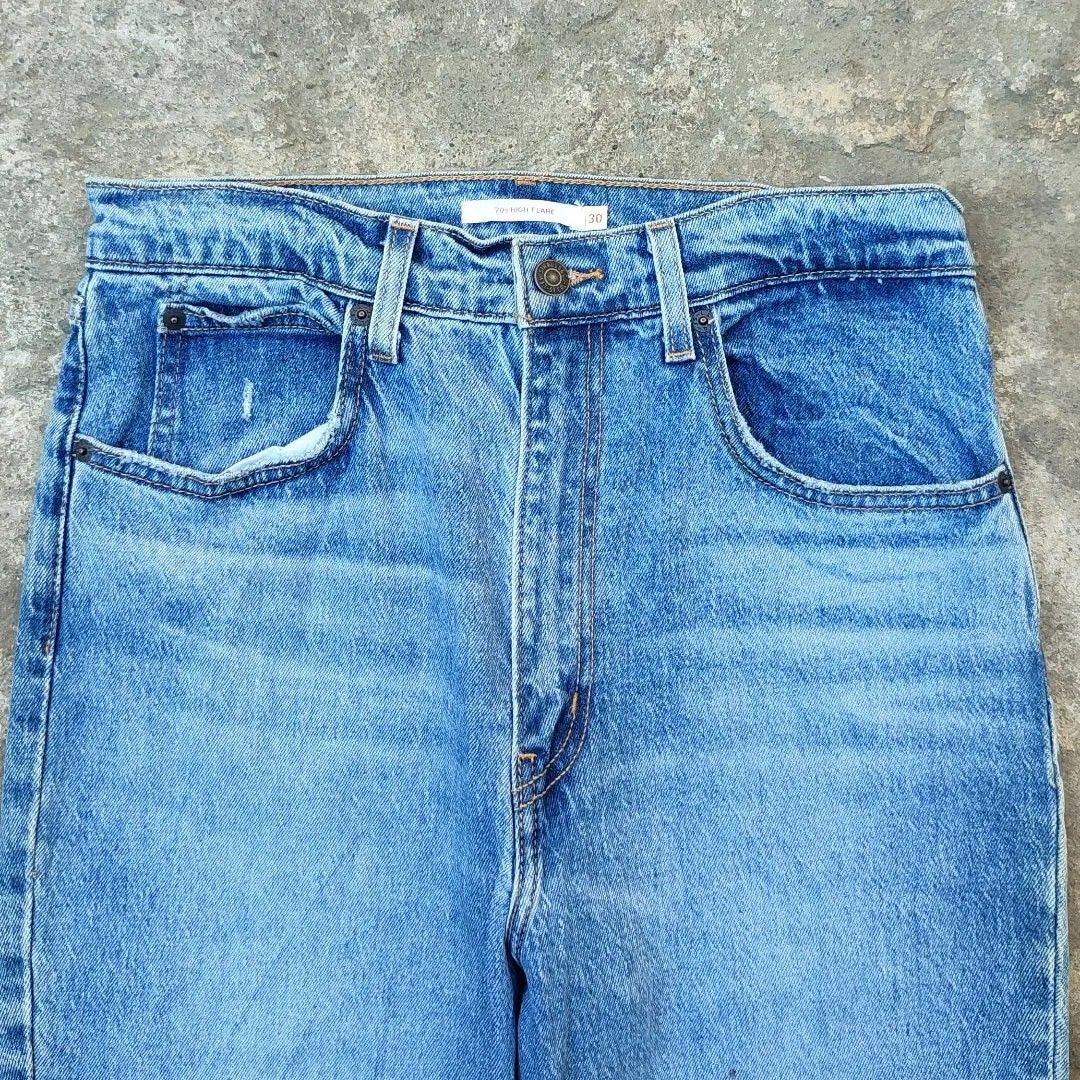 Levis Premium Vintage 70's High Flare Big E Repro Pants., Women's Fashion, Bottoms, Jeans on ...