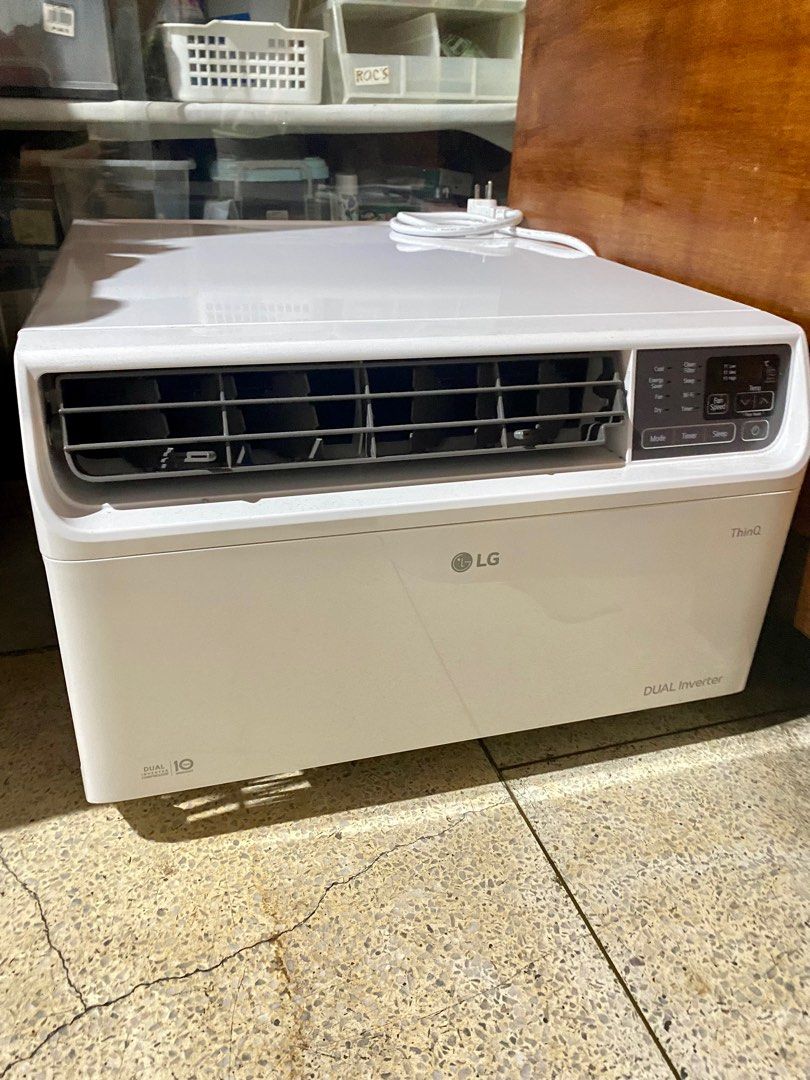 LG 1HP Dual Inverter Aircon Used for 4mos Only, TV & Home Appliances ...