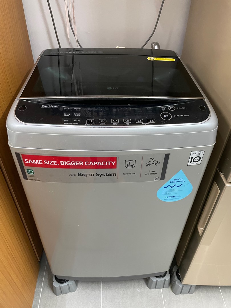 LG top load 10KG direct drive washing machine, TV & Home Appliances ...