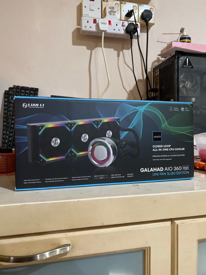 LIAN LI Galahad AIO 360 RGB WHITE UNI FAN SL120 EDITION, Computers ...